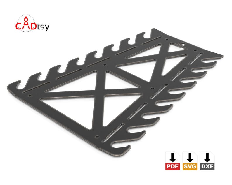 Wrench Holder DXF Files for Plasma Cutting • Tool Organizer - Etsy