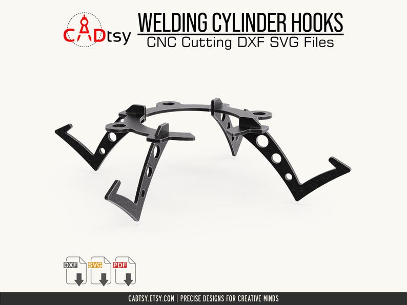 Welding Bottle Hooks DXF Files for Plasma Cutting CNC • Gas Tank ...