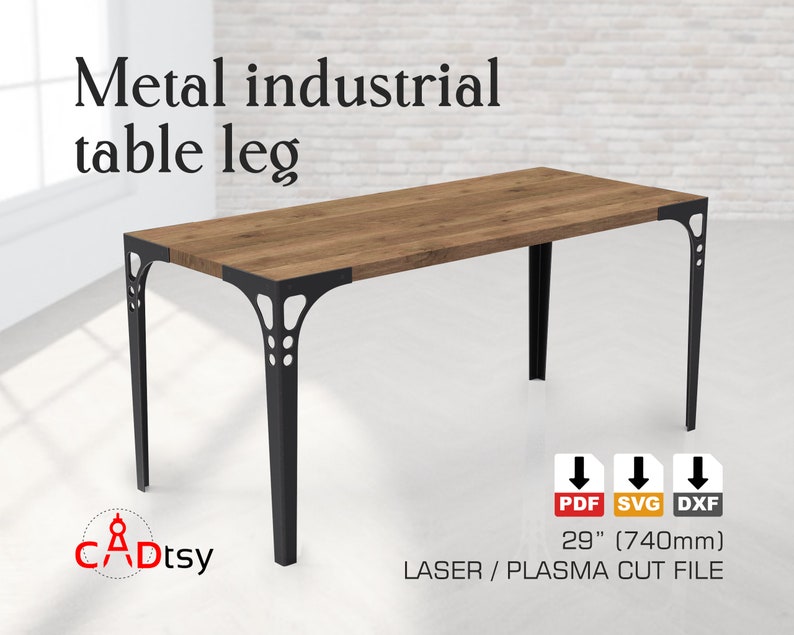 Metal Table Leg DXF File for CNC Laser / Plasma Cut Metal - Etsy