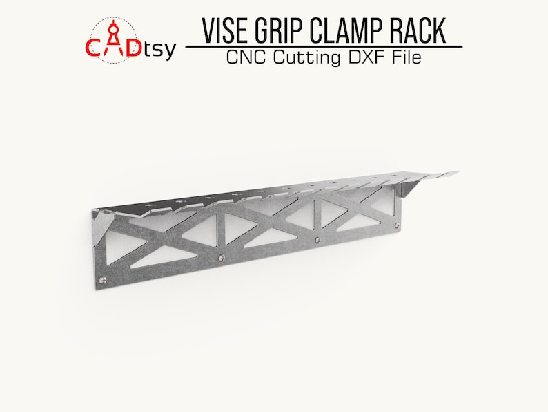 Vise Grip Rack, Clamp Holder DXF Files for Plasma Cutting, Workshop ...