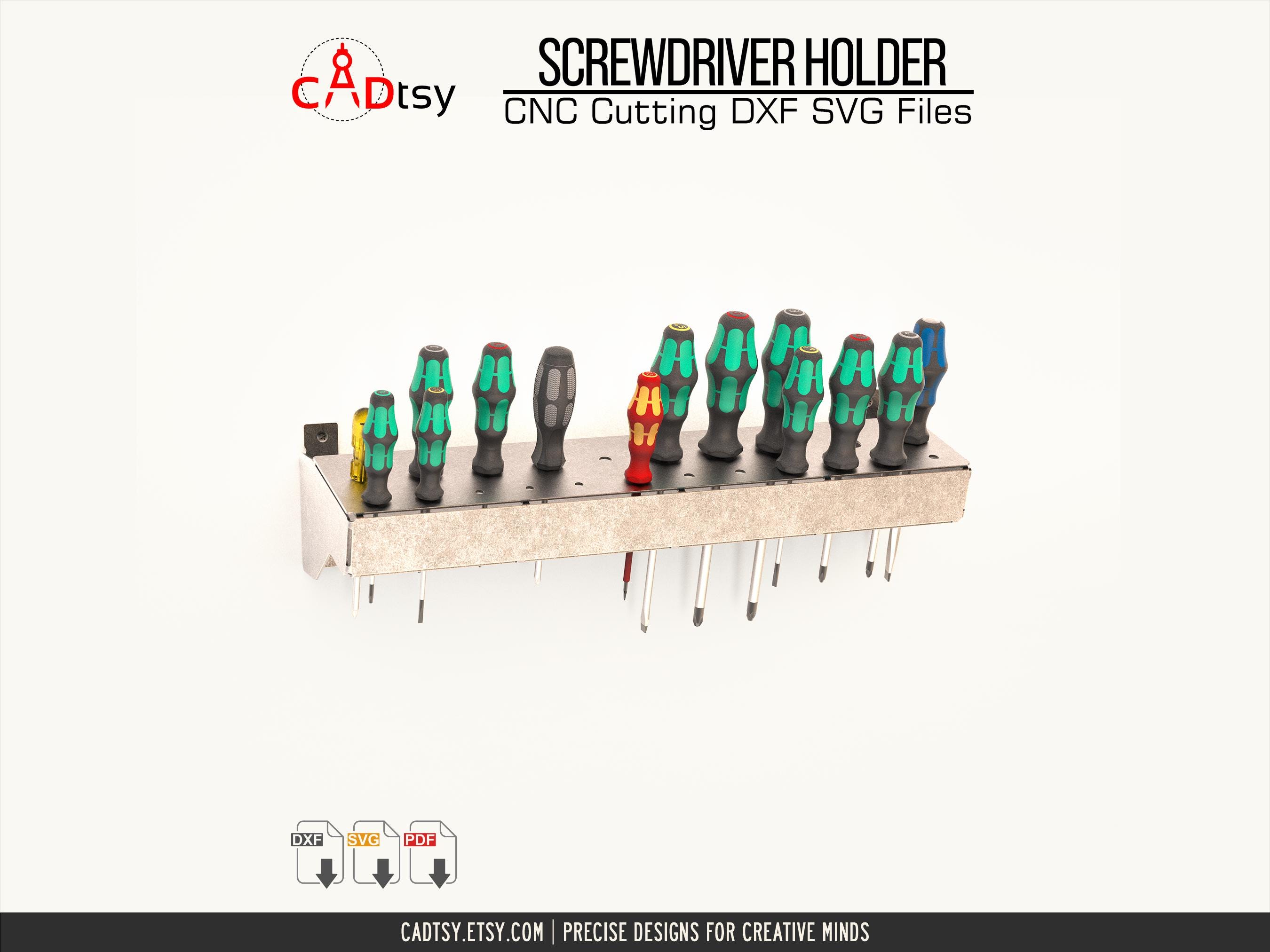 Screwdriver Rack DXF Files for CNC Plasma • Tool Storage Design - Etsy