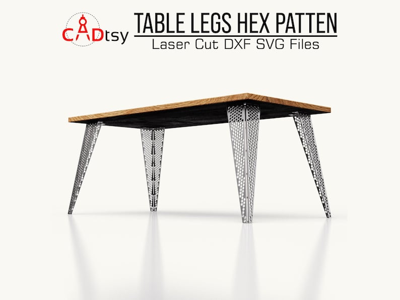 Table Legs DXF Files for Plasma • Sheet Metal Desk Leg Design - Etsy