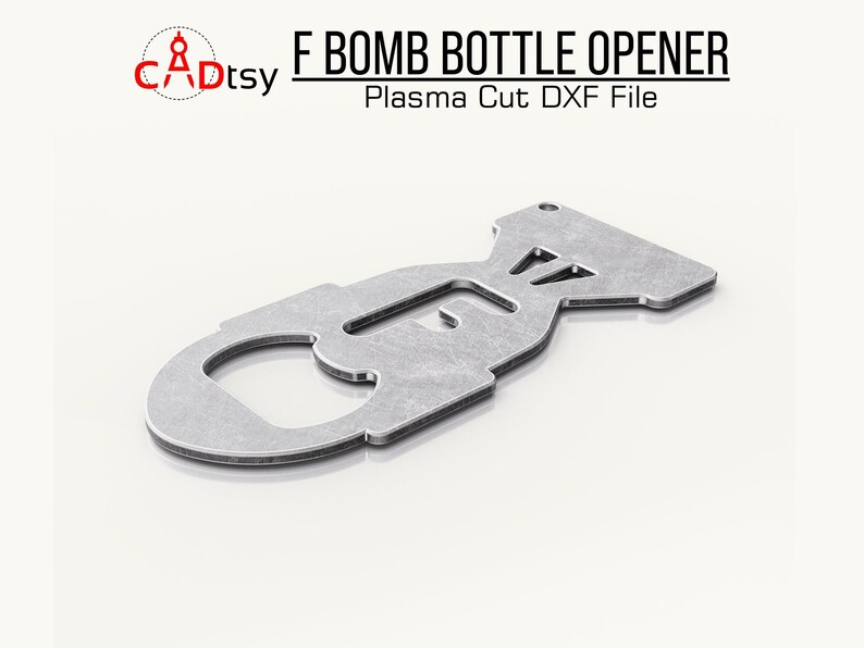 F-bomb Bottle Opener DXF Files for Plasma Cutting - Etsy