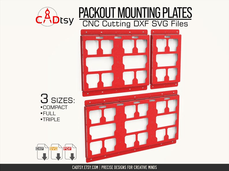Milwaukee Packout Plate DXF Files for Plasma Cutting. Utility Wall ...