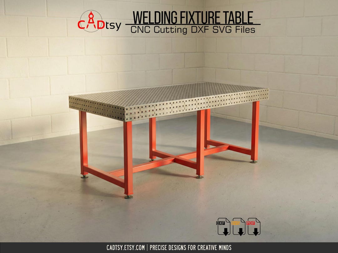 Welding Table DXF Files for Plasma Cutting • Fixture Table Plans - Etsy