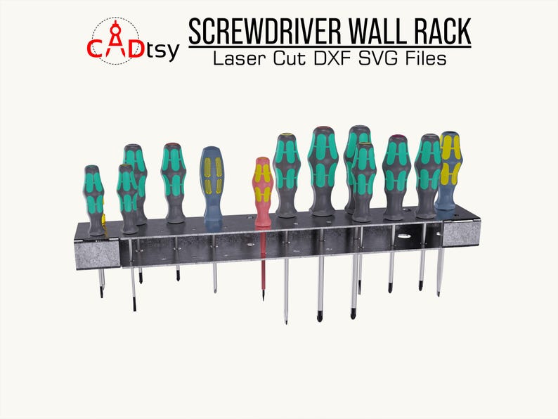 Screwdriver Holder DXF Files for Plasma CNC • Tool Organizer - Etsy