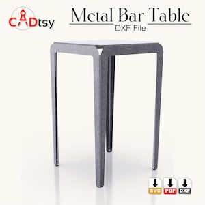 Bar Table CNC Plasma/laser DXF Files | Sheet Metal DXF Files | Bar ...