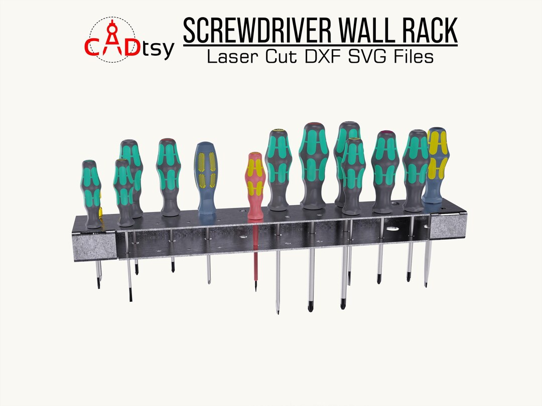 Screwdriver Rack DXF | CNC Plasma Cutting Files | Wall Tool Holder - Etsy