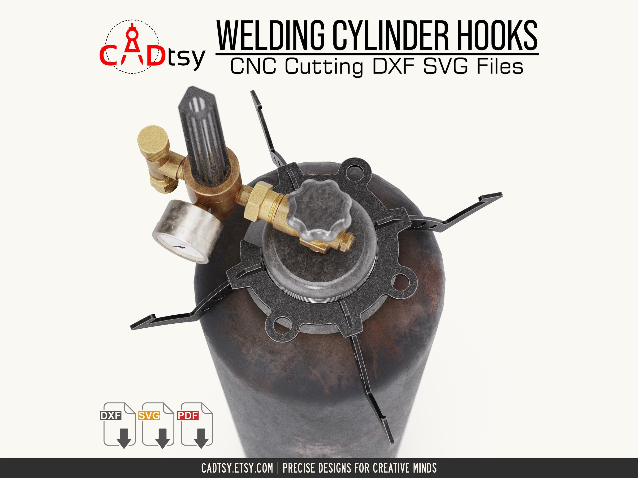 Welding Bottle Hooks DXF Files for Plasma Cutting CNC • Gas Tank ...