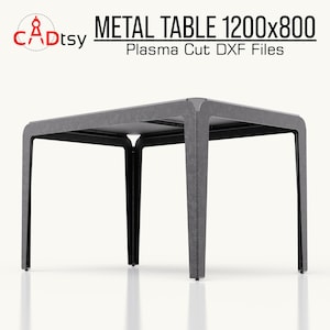 Metal Table DXF Cnc Plasma Cutting Files. Outdoor Garden Metal ...