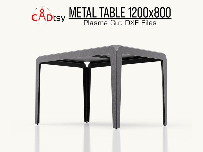 Metal Table DXF Files for Plasma CNC • Sheet Metal PDF Plans - Etsy