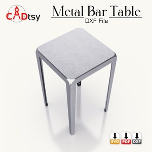 Bar Table DXF Files for Plasma, Laser Cut Plans. Patio Outdoor ...