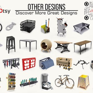 Wrench Rack DXF Cnc Plasma Cutting File, Spanner Rack DXF Wall Tool ...