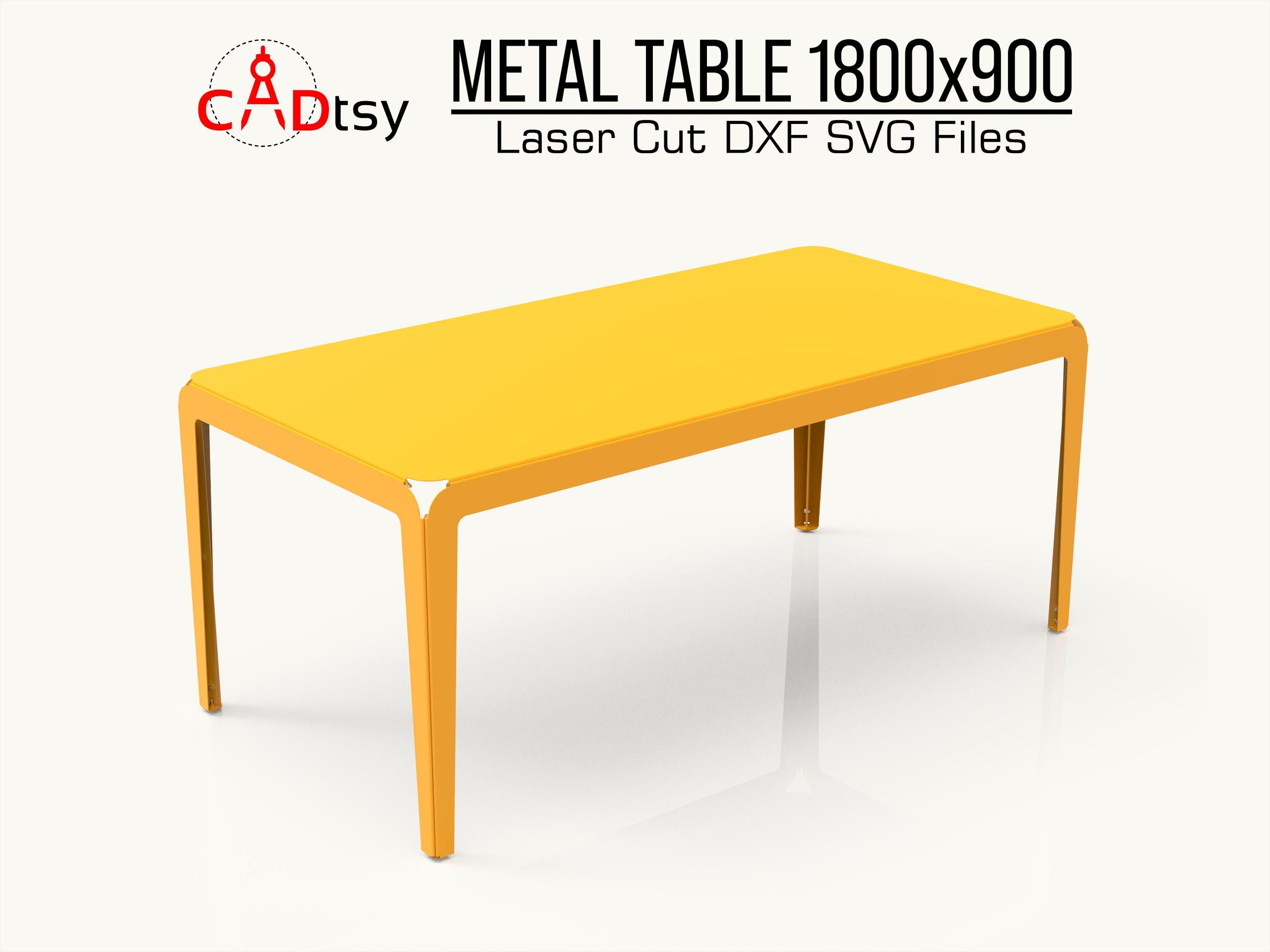 Metal Table DXF Files for Plasma • Dining Table Plans • Outdoor ...