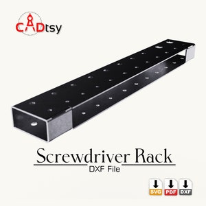 Screwdriver Organizer Rack DXF File Vector CNC Laser Plasma - Etsy