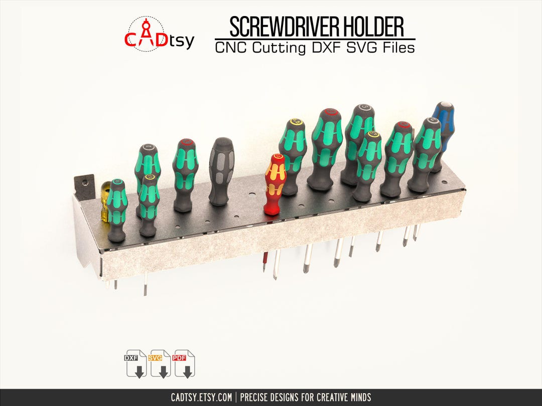 Screwdriver Rack DXF Files for CNC Plasma • Tool Storage Design - Etsy