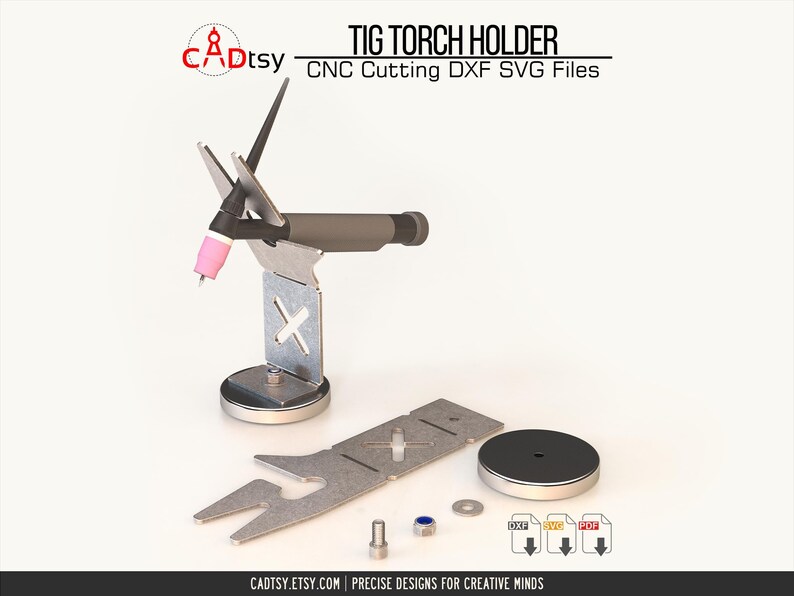 Welding Torch Holder DXF Files for Plasma • Welding Table TIG Stand ...