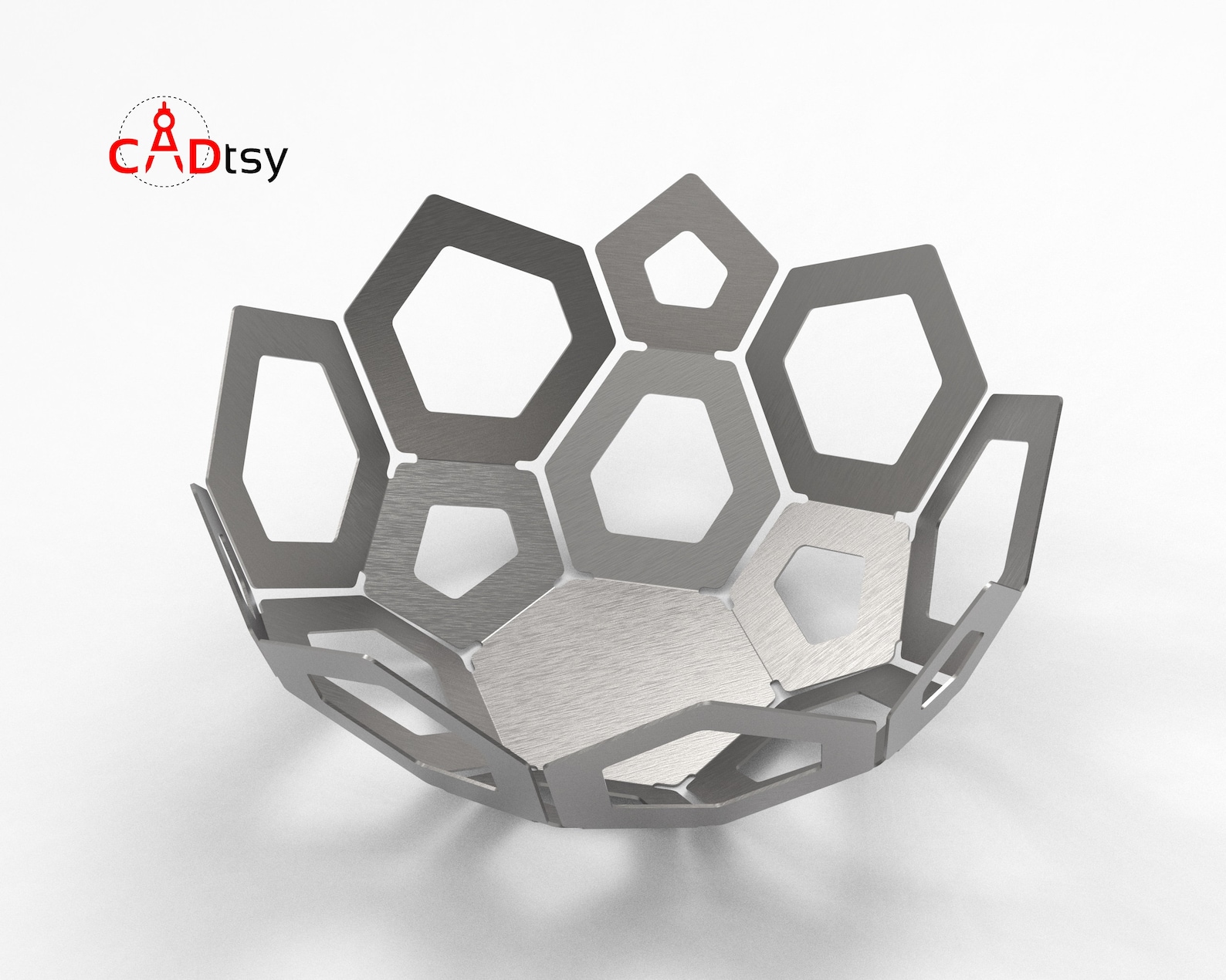 Metal Fruit Bowl DXF Files for Plasma CNC • Serving Tray Basket - Etsy