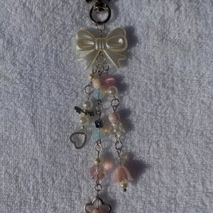 Bow Y2k Star Keychains - Etsy