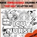 ICU Nurse Coloring Page - Etsy