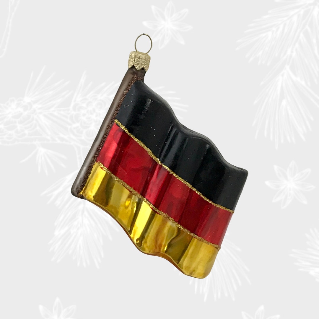 Flag of Germany, Christmas Ornaments, Glass Christmas Tree Ornament ...