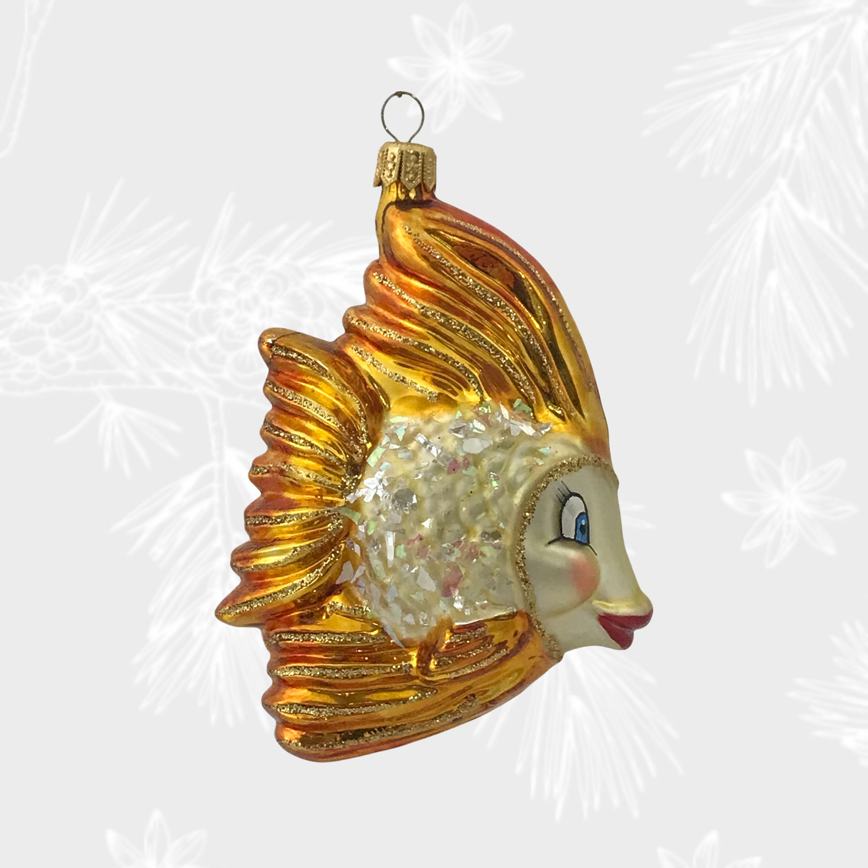 Tropical Fish Colorful Glass Fish Christmas Tree Bauble - Etsy