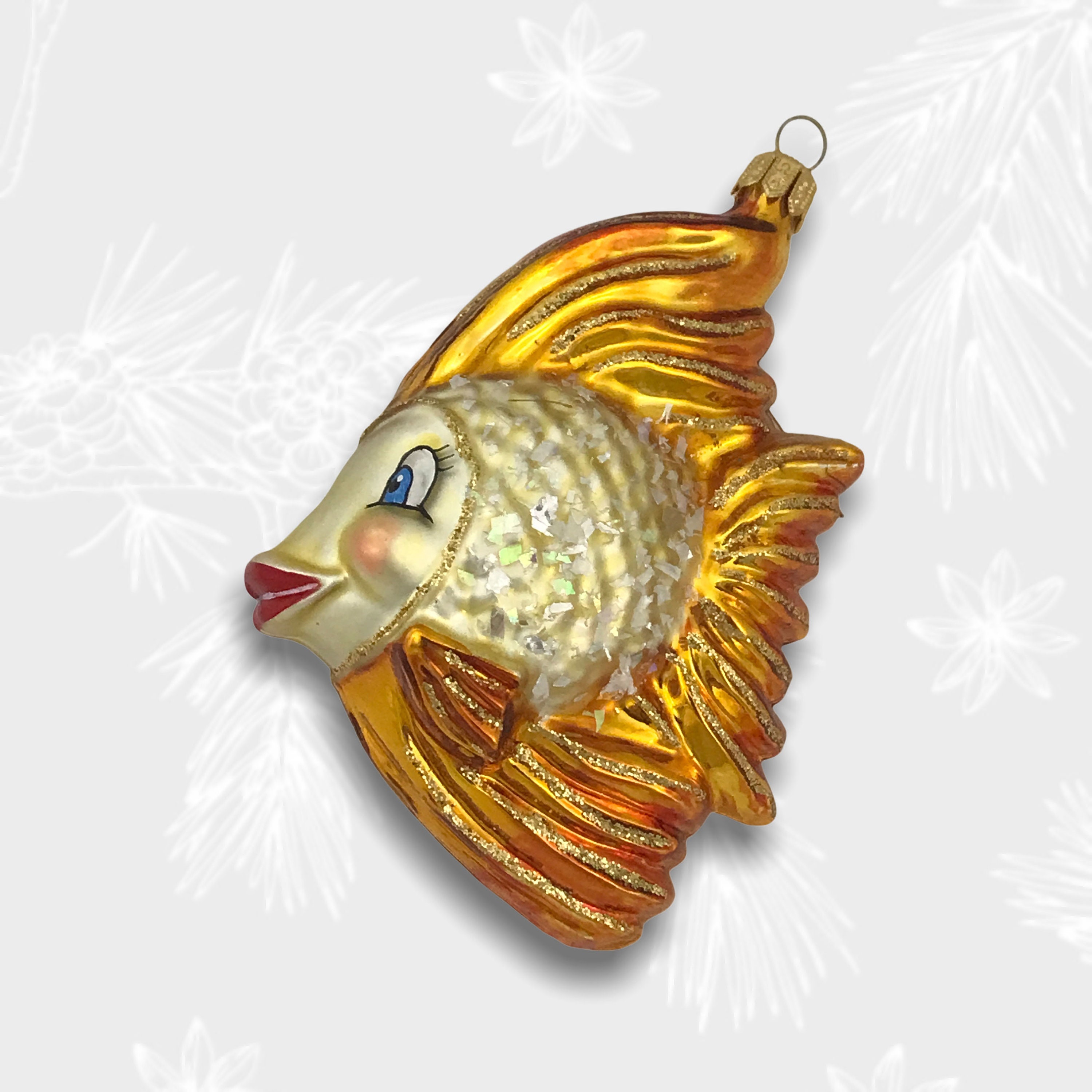 Tropical Fish Colorful Glass Fish Christmas Tree Bauble - Etsy