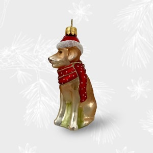 Labrador Retriever Dog, Christmas Ornament, Collectible Bauble, Blown ...