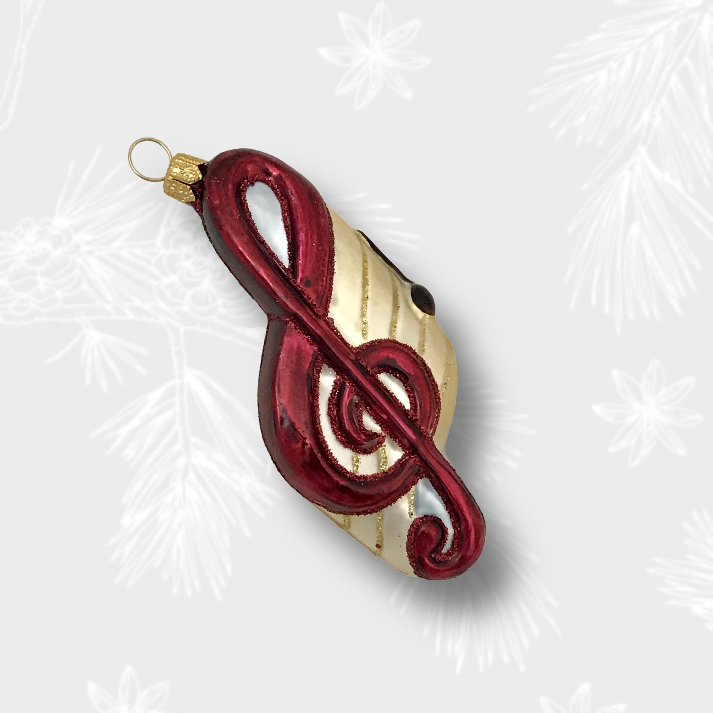 Music Symbol Treble Clef Treble Clef Ornament Collectible - Etsy