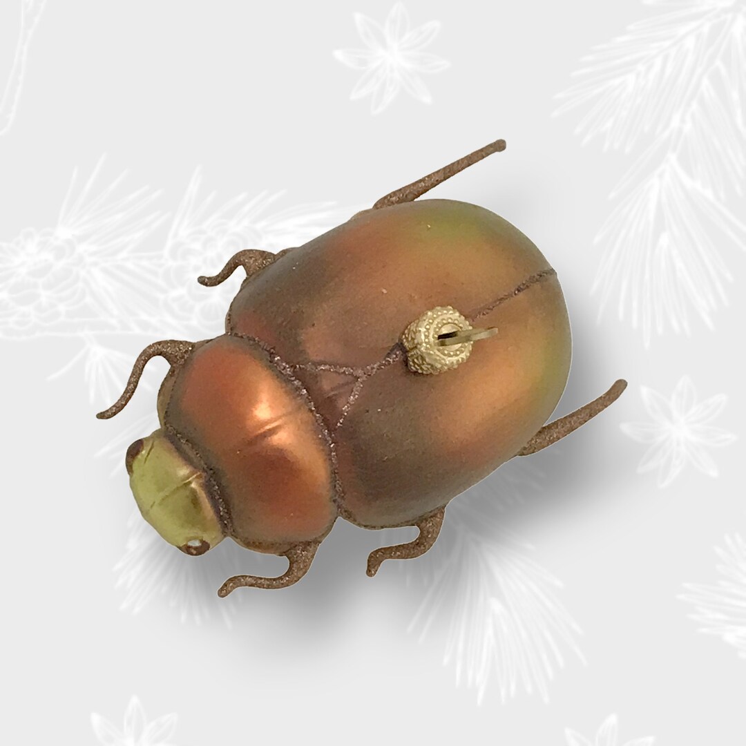 Beetle, Christmas Ornament, Collectible Bauble, Blown Glass Ornaments ...