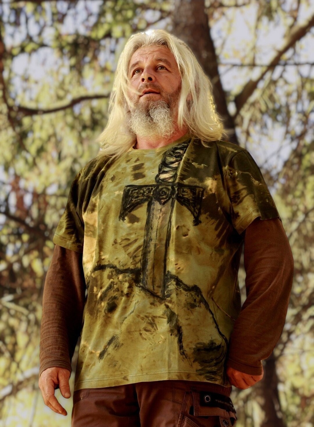 Excalibur, Hand Painted Original Gift for Real Men, Husbands ...