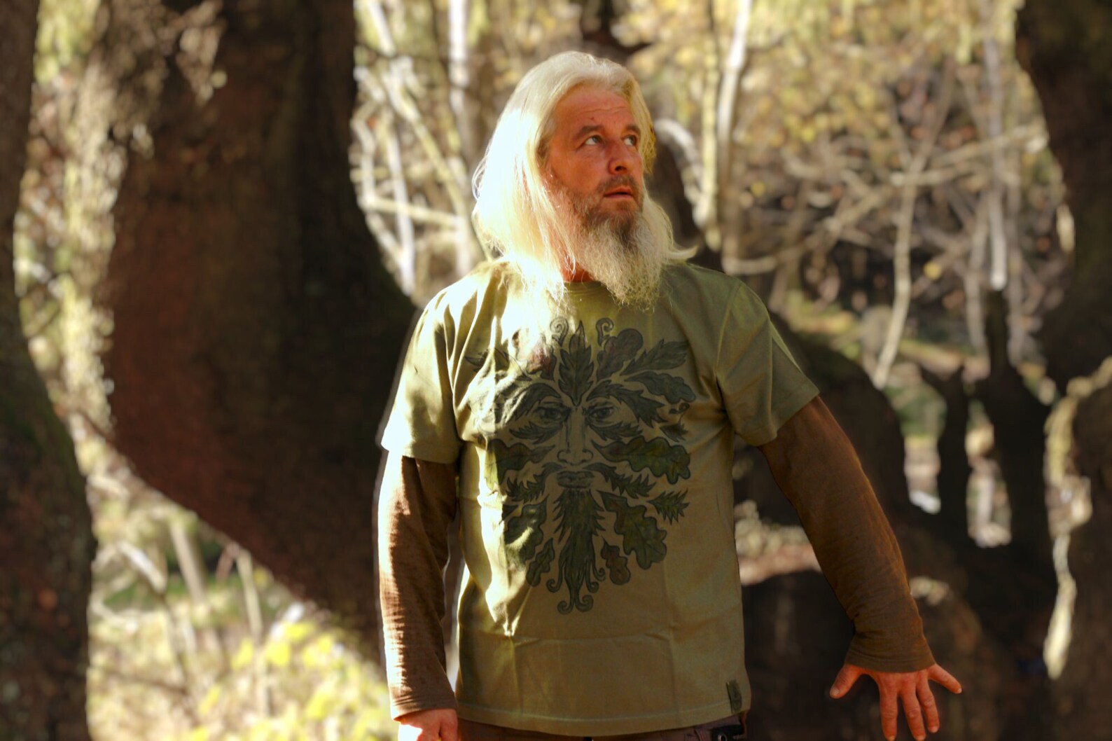 Green Man, Hand Painted Original Gift for Real Men, Husbands ...