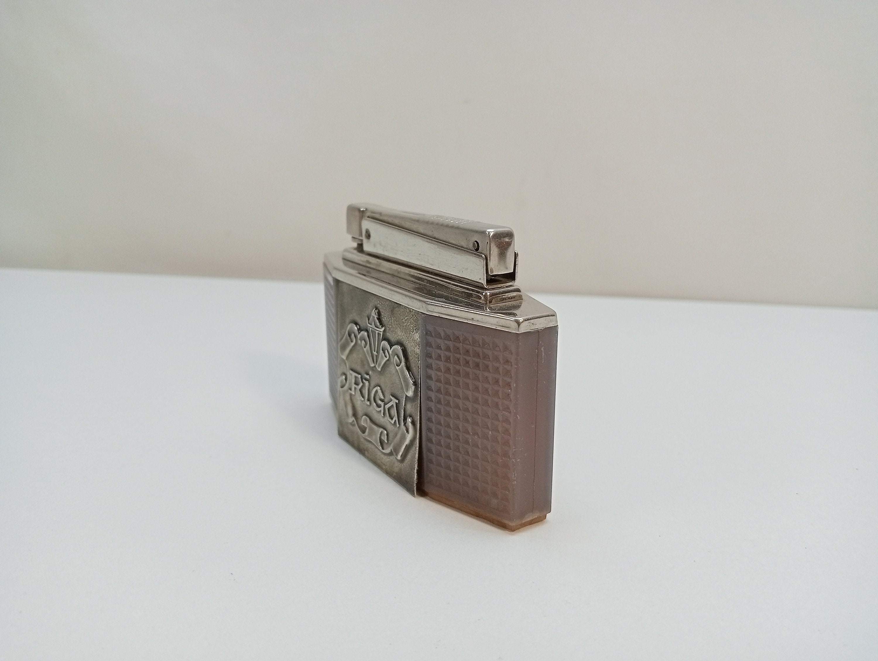 Lighter Original Vintage Soviet Gas Lighter USSR Riga Latvia 1980s Rare ...