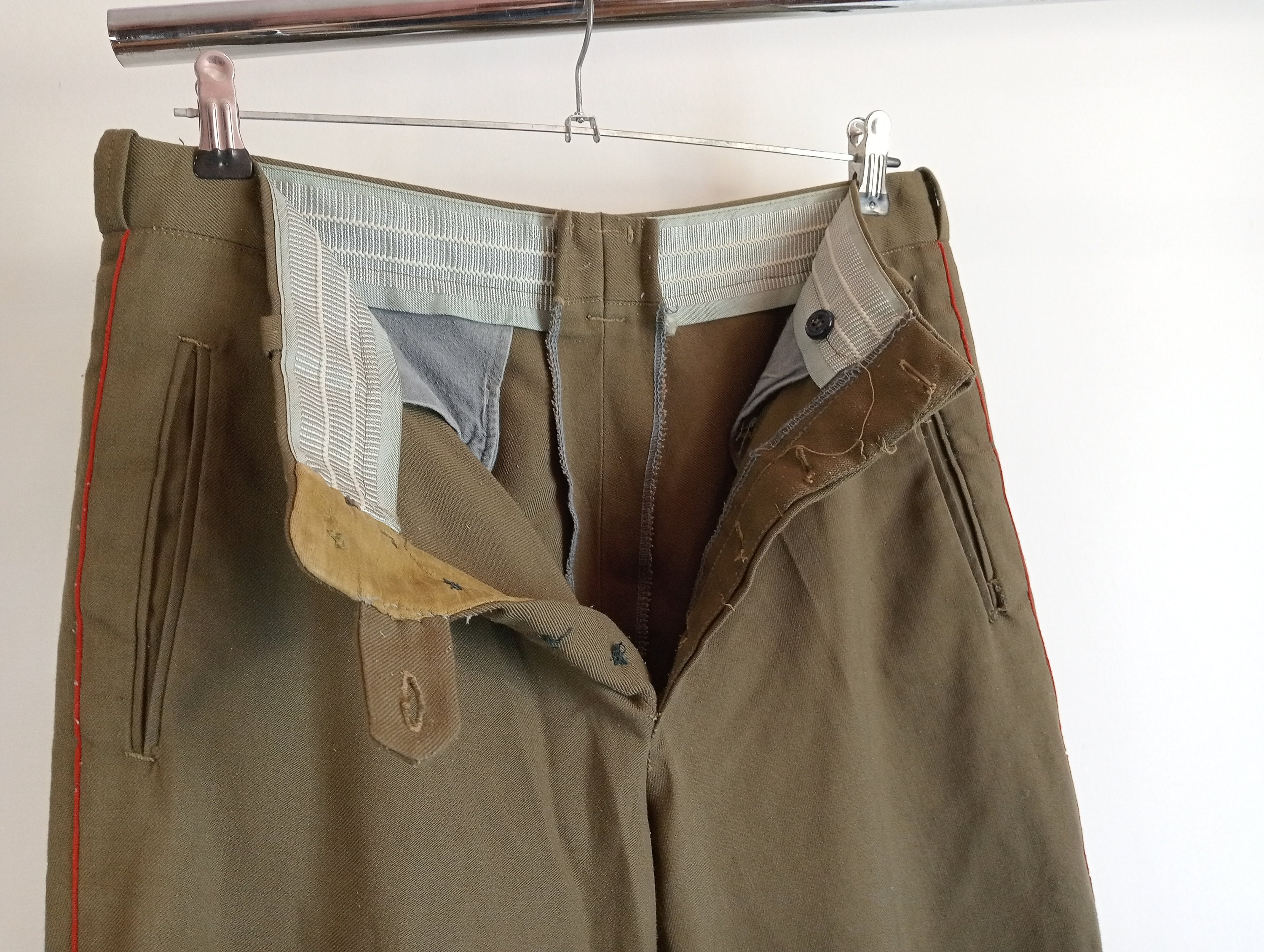 Officer Soviet Military Pants Collectible Original Soldier Uniform USSR ...