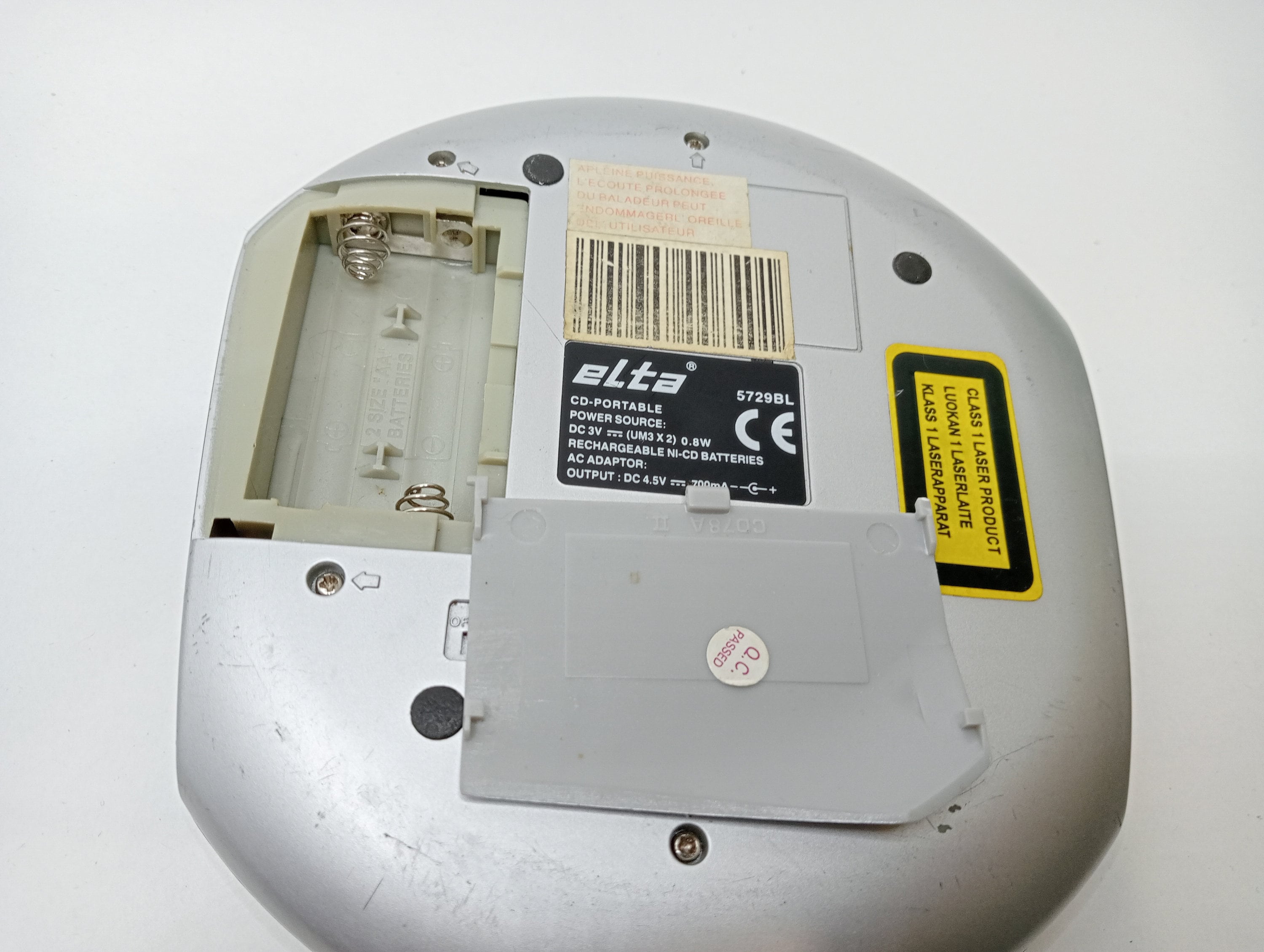 Elta 5729bl Discman Personal Portable CD Player ESP Anti-shock ...