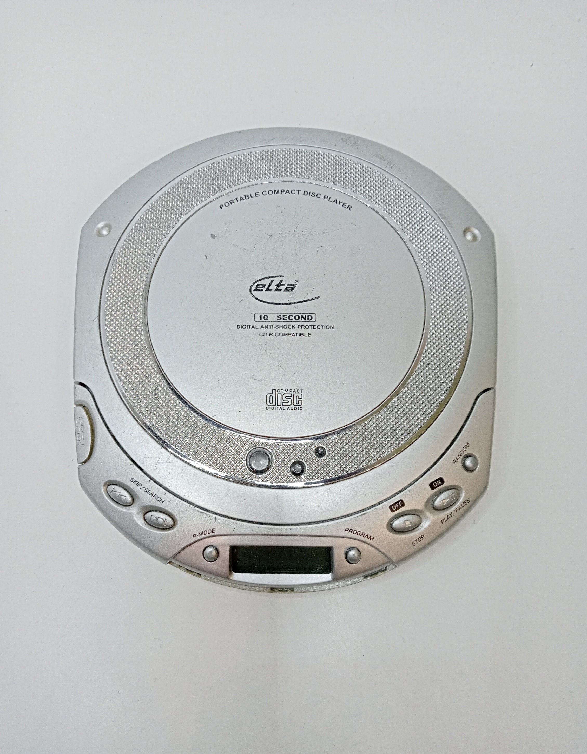 Elta 5729bl Discman Personal Portable CD Player ESP Anti-shock Protection Silver - Etsy Singapore