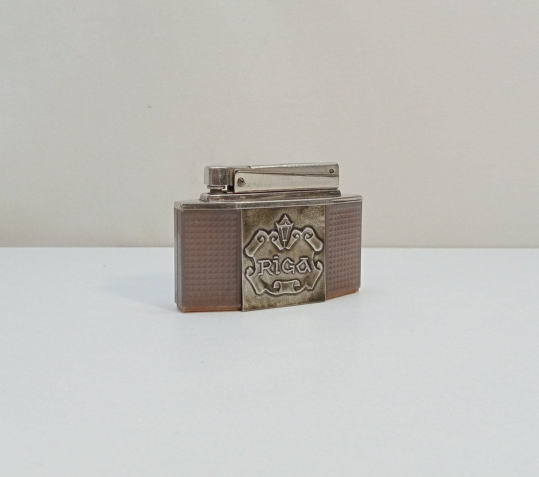 Lighter Original Vintage Soviet Gas Lighter USSR Riga Latvia 1980s Rare ...