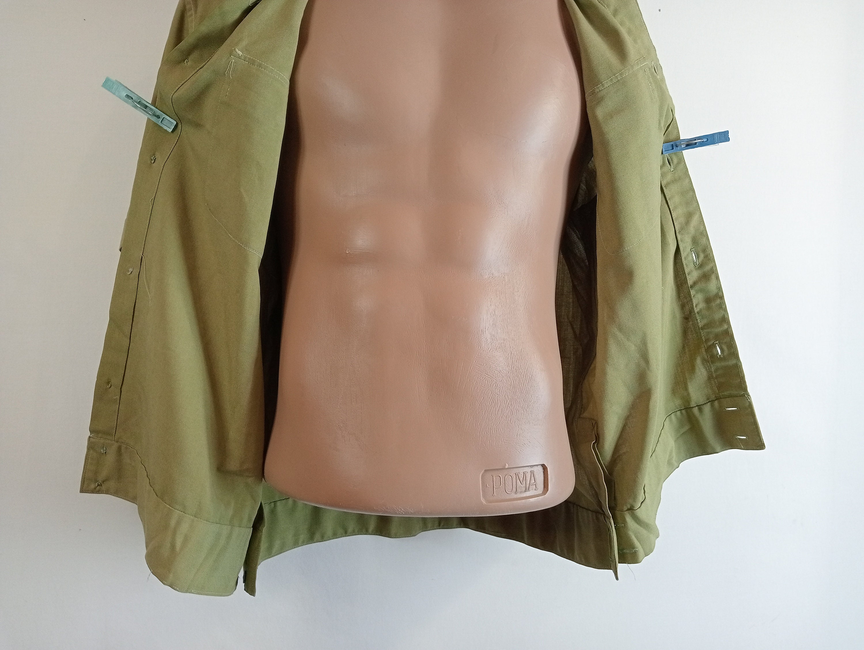 Soviet Military Jacket Officer USSR Army Soldier Uniform Original Shirt ...