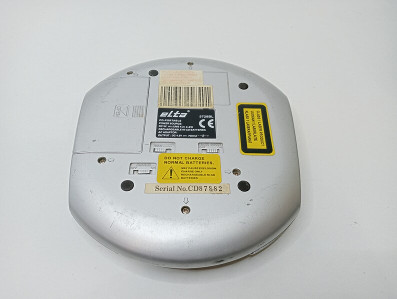 Elta 5729bl Discman Personal Portable CD Player ESP Anti-shock ...