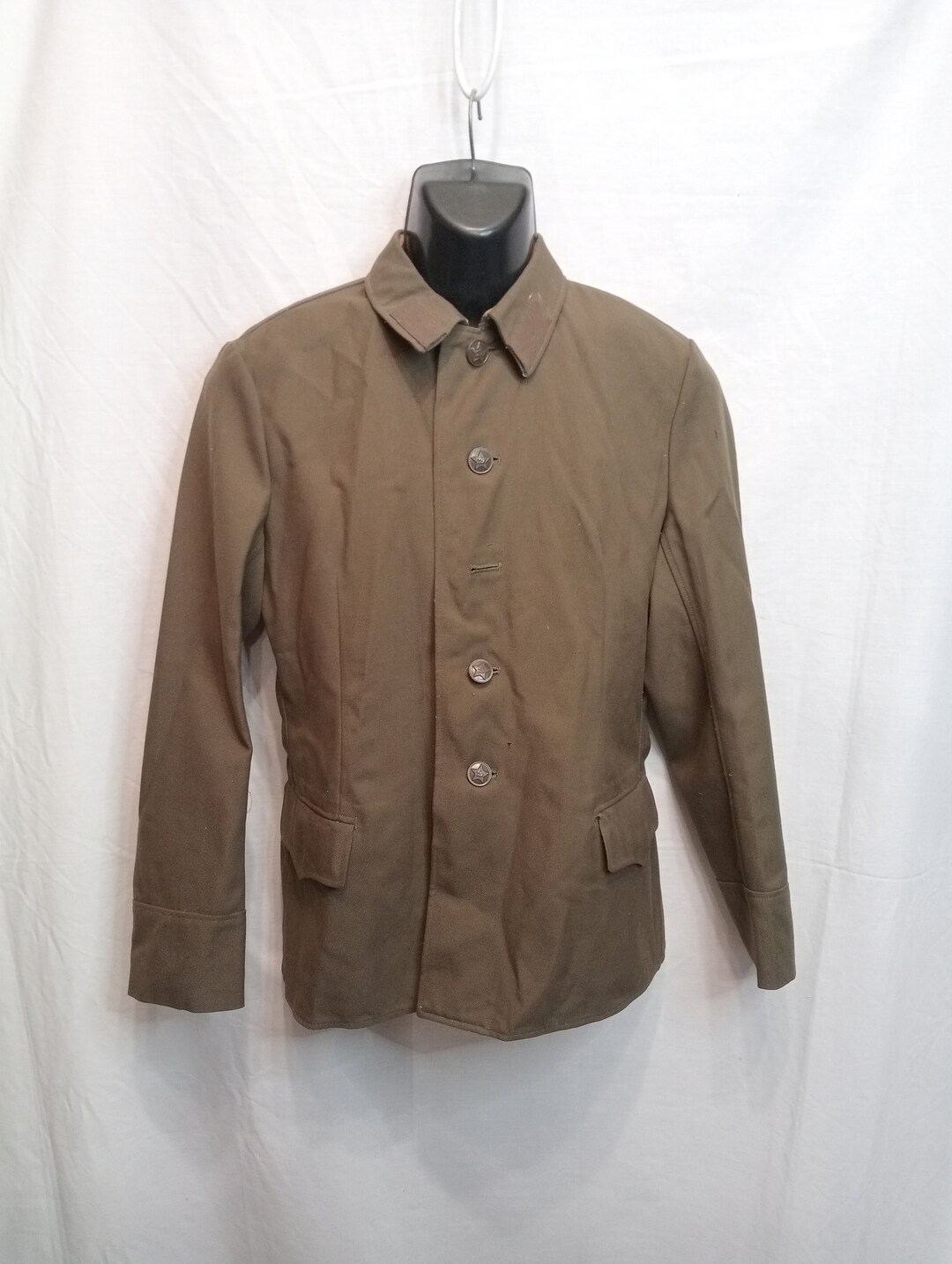 Soviet Military Jacket Officer USSR Army Vintage Soldier Uniform ...