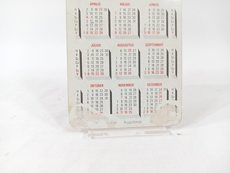 Erotic Calendar 1984 Girl, Vintage Erotic Calendars, Erotic Calendar Woman - Etsy