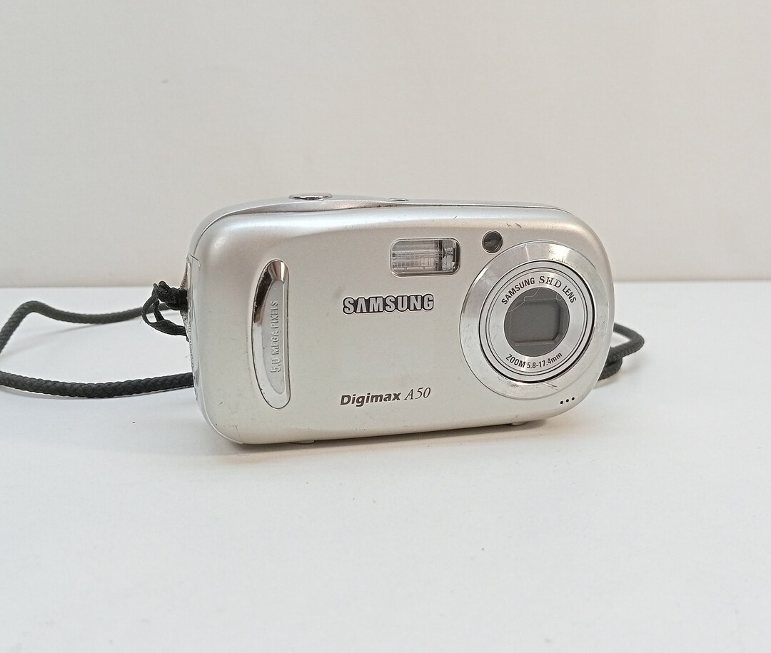 Samsung Digimax A50 Digital Camera Vintage Compact Silver Mini - Etsy UK