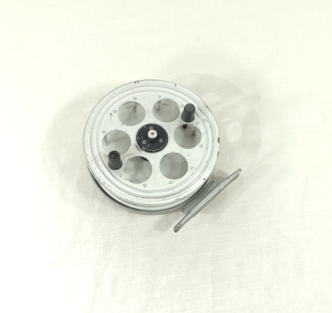 Old Vintage Ukraine SSR Fishing Reel Aluminum Spool Soviet Rare Rarity ...