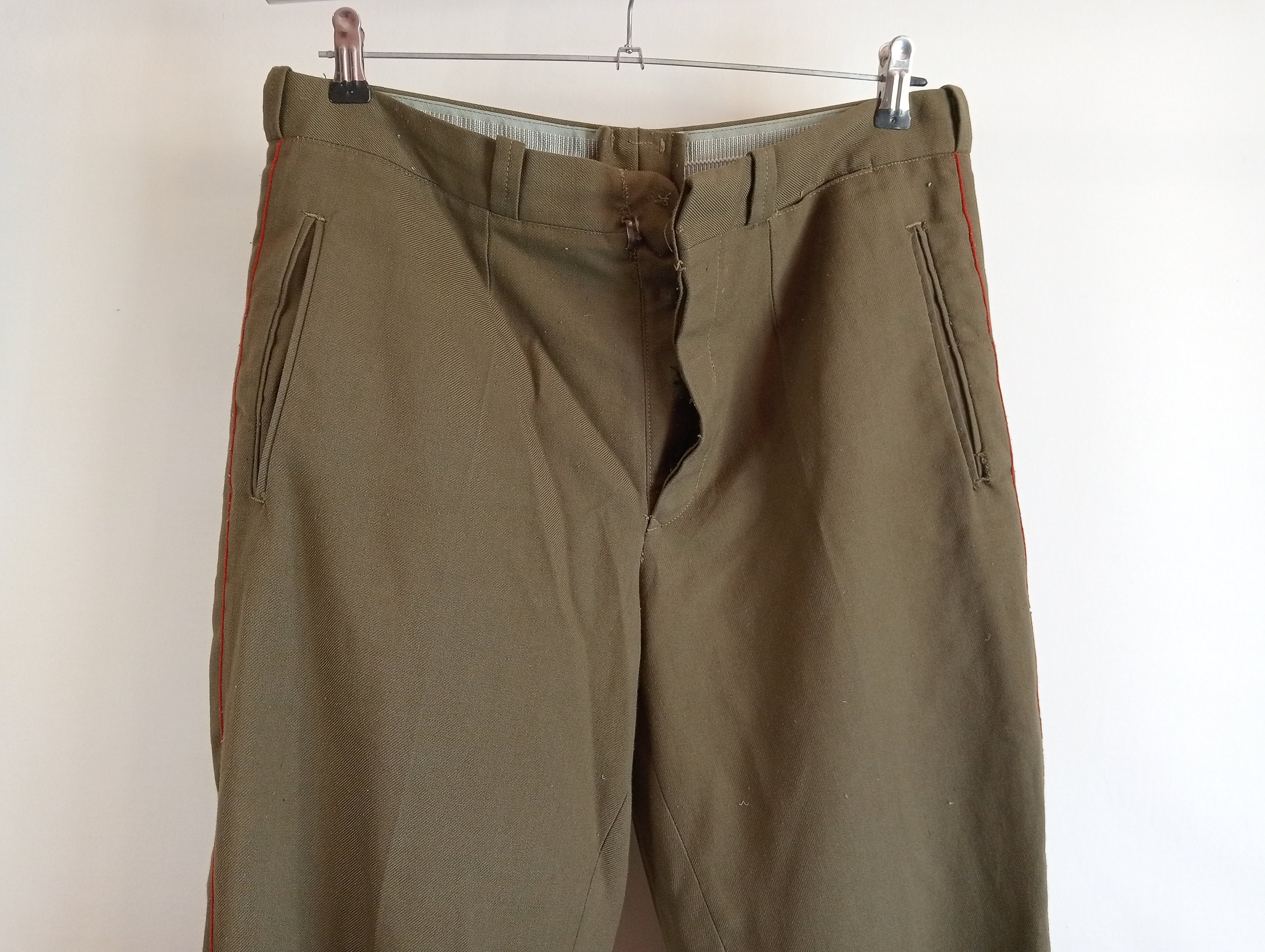 Officer Soviet Military Pants Collectible Original Soldier Uniform USSR ...
