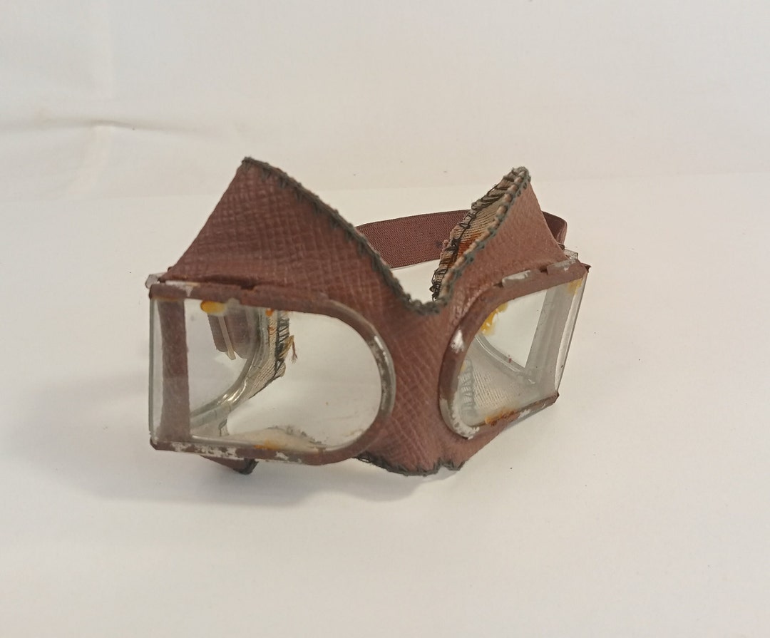Pilot Goggles USSR Military Soviet 1960s Vintage Welder Glasses ...