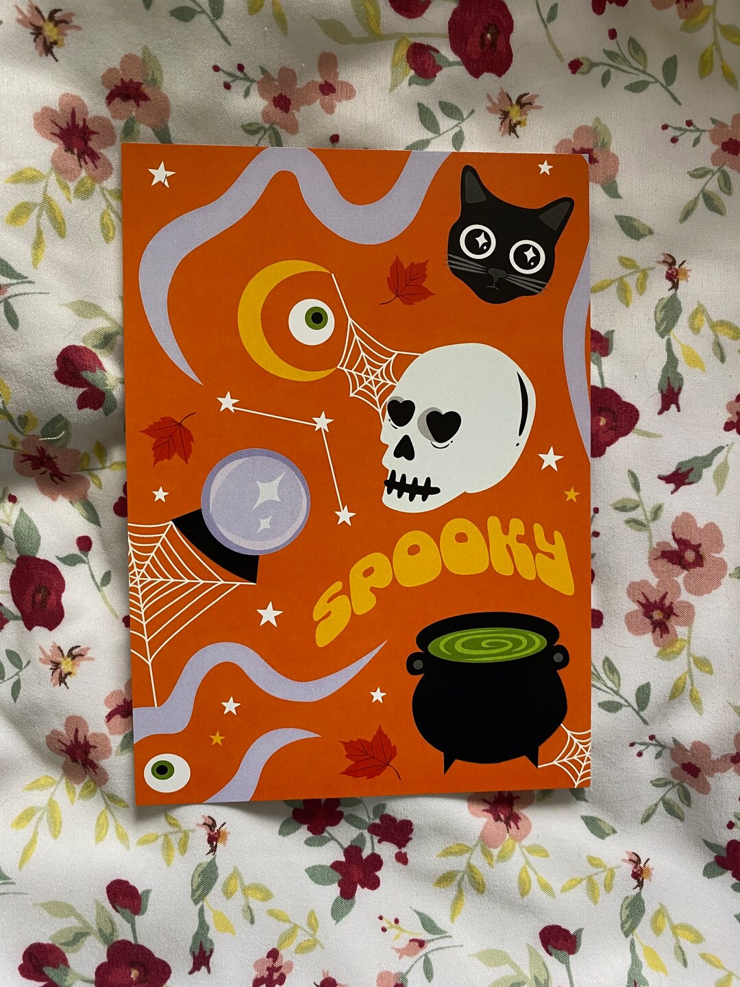 Spooky Halloween Print - Etsy