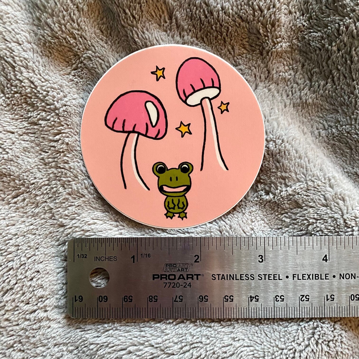 Froggy Dude and Mushrooms Stickers - Etsy