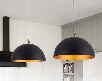 Large Dome Pendant Light - Etsy