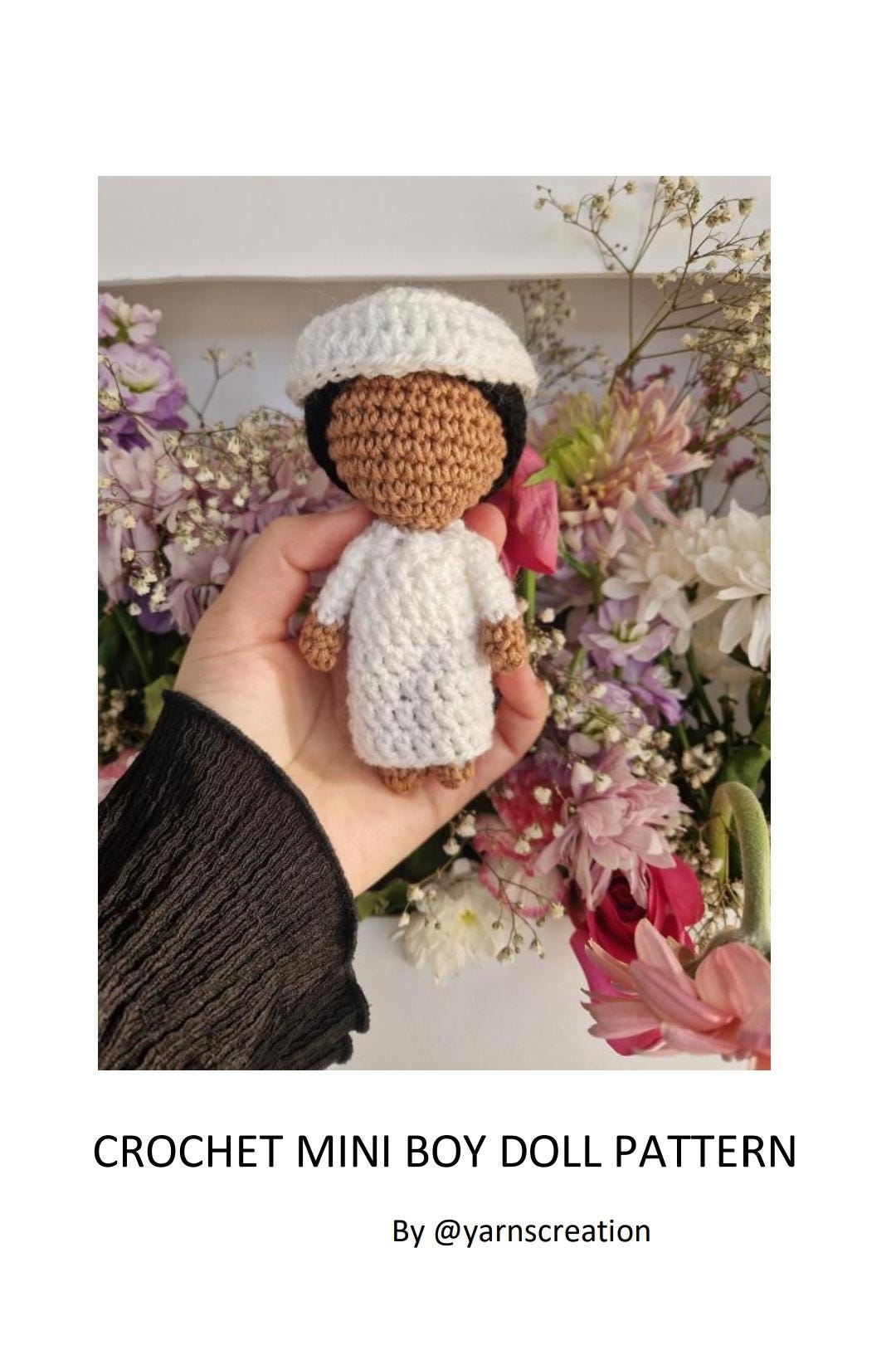 Mini Muslim Boy Doll Crochet Pattern - Etsy