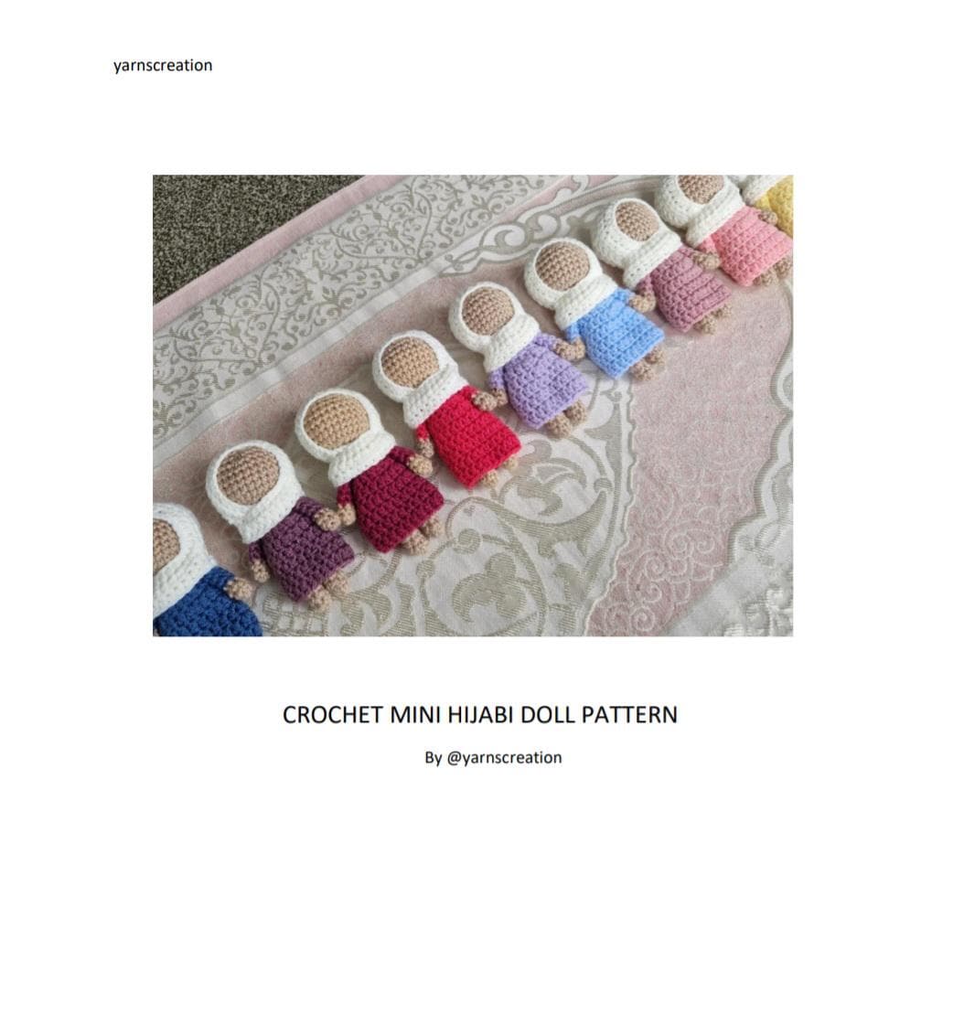 Mini Hijabi Doll Crochet Pattern - Etsy